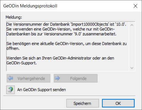 Update auf GeoDin 10 (setzt eine aktive GeoDin 10-Lizenz voraus ...